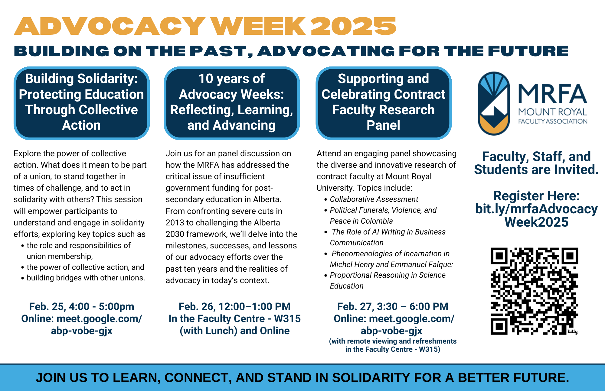 Advocacy Week 2025 – Building on the Past, Advocating for the Future ...