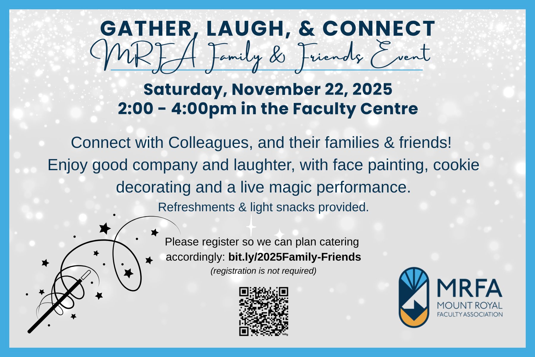 End of Fall Social Events – Mount Royal Faculty Association